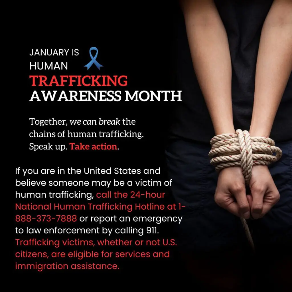 January is Human Trafficking Awareness Month - Rooftop